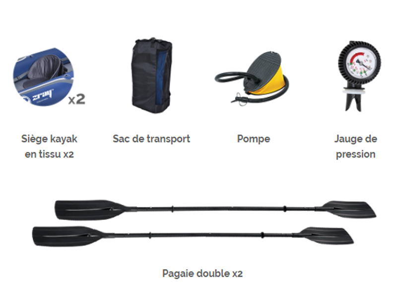 Kayak gonflable Zray Tortuga 400